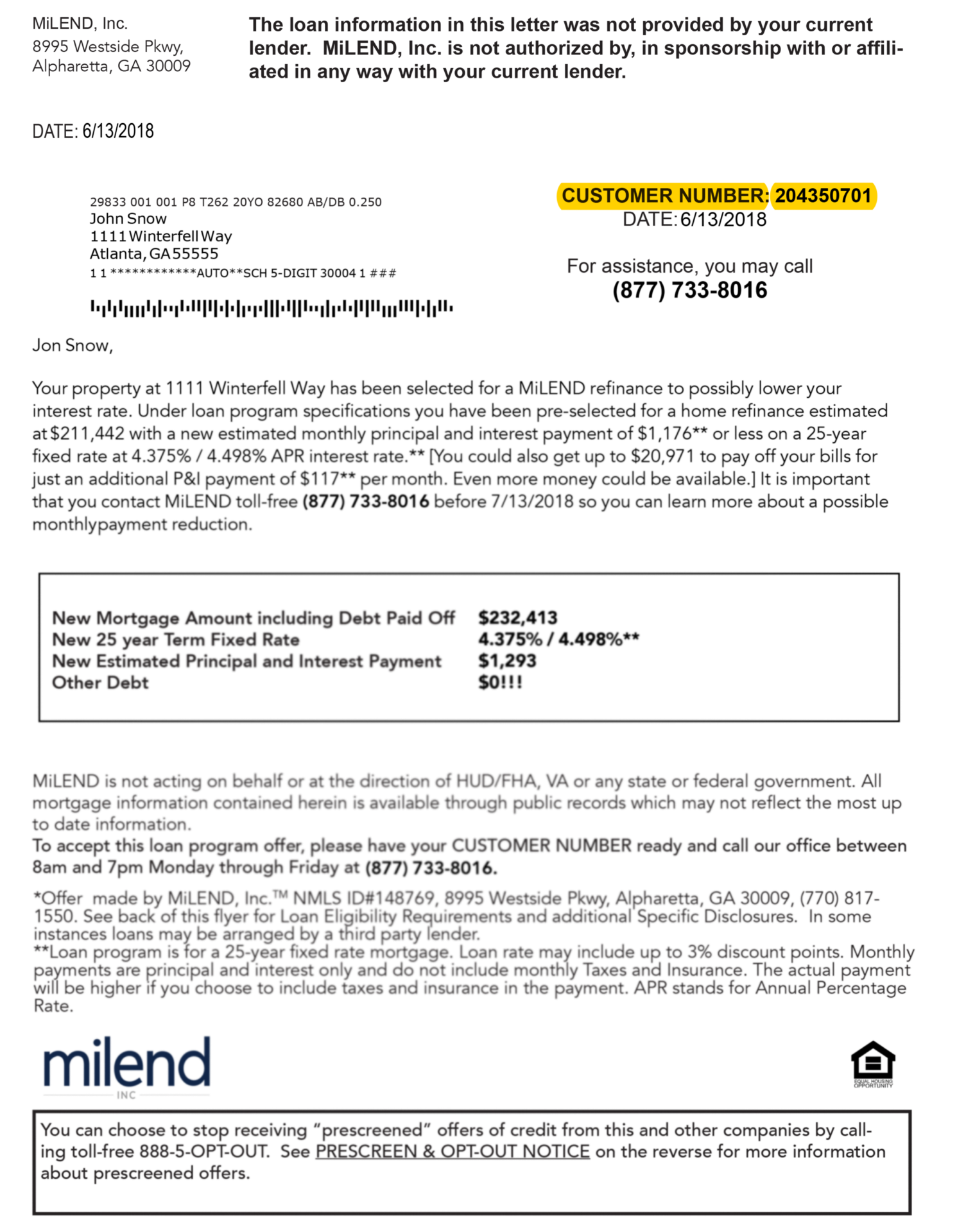 customerid – MiLEND